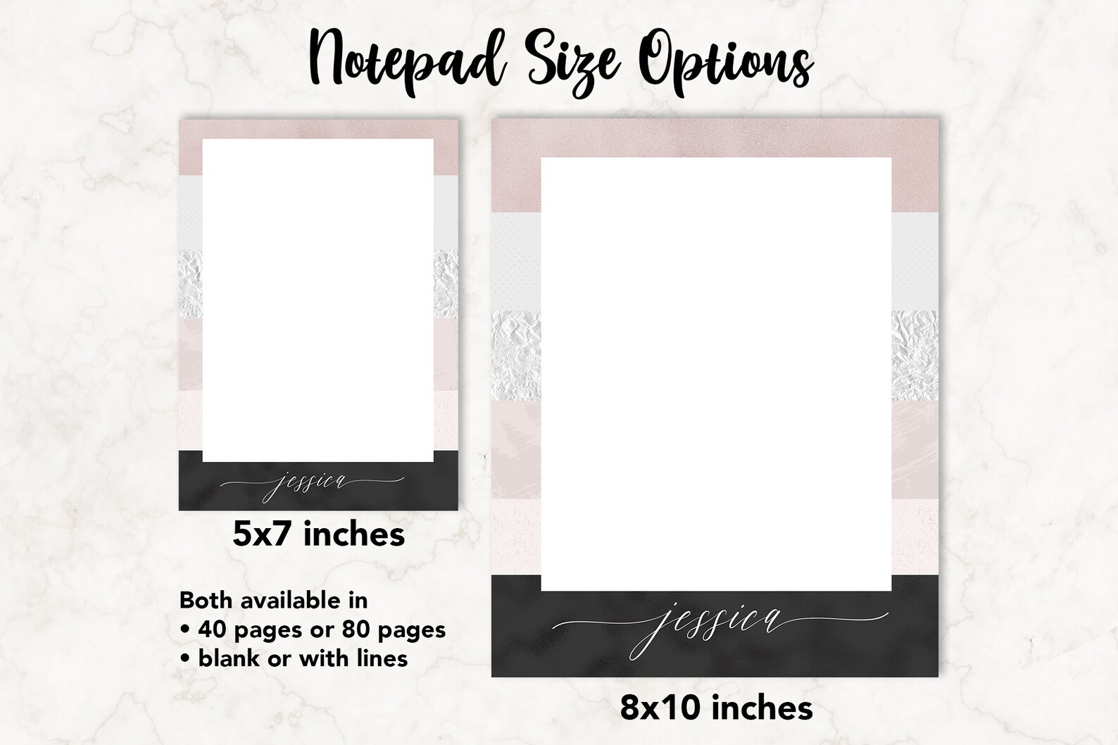 Personalized Notepad Custom Notepad Personalized Stationery - Etsy