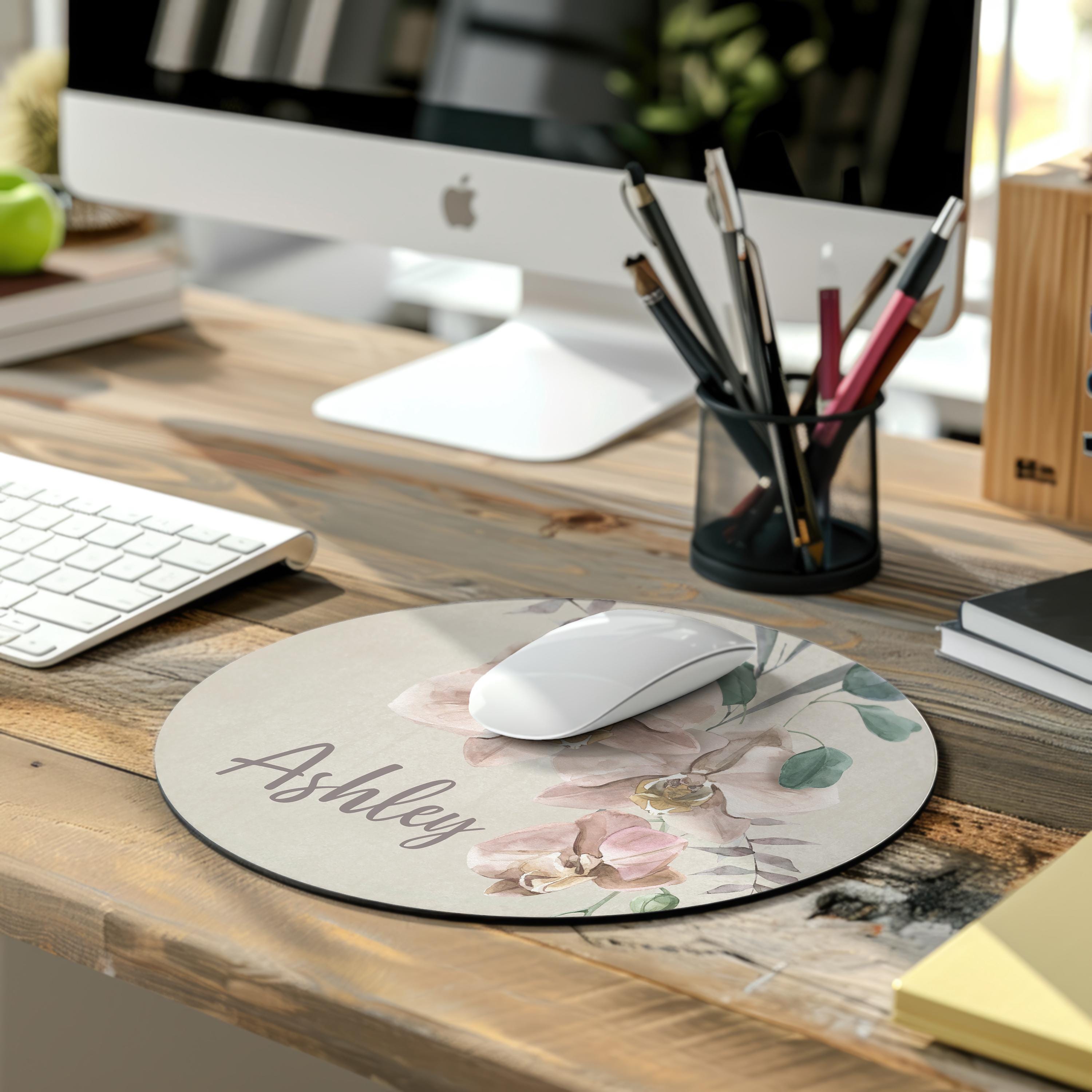 Personalized Mousepad and Coaster Set, Custom Name Desk Decor ...
