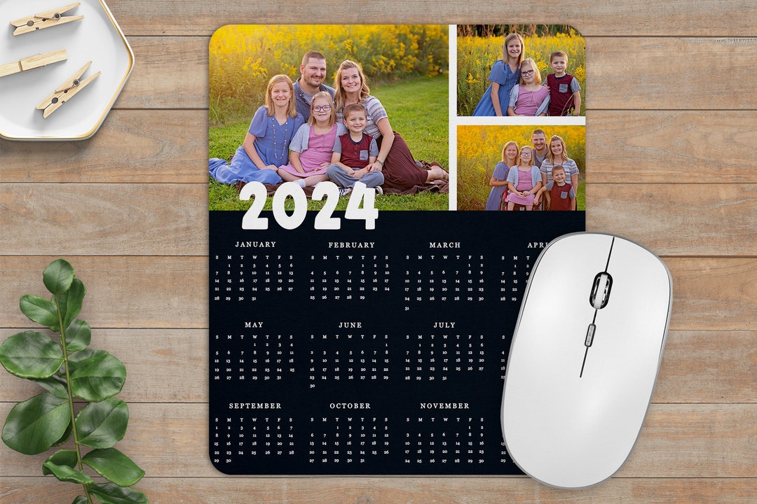Custom 2023 Calendar Mousepad Personalized Mousepad Photo Mousepad ...