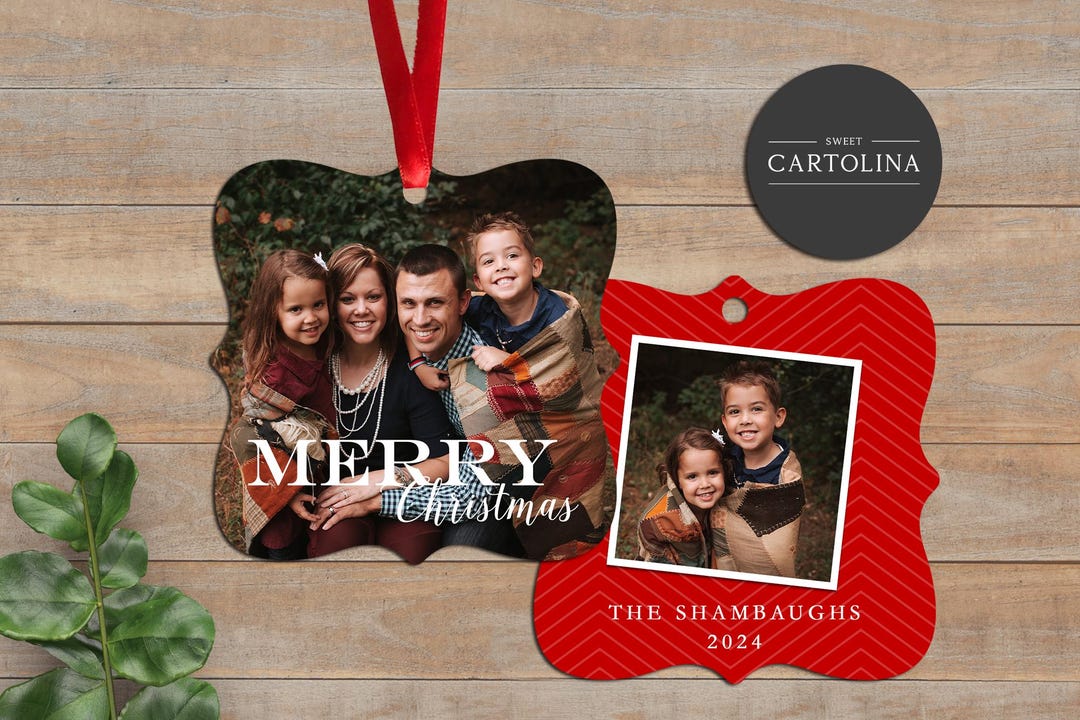 Photo Ornament, Personalized Photo Ornament, Custom Ornament, Christmas ...