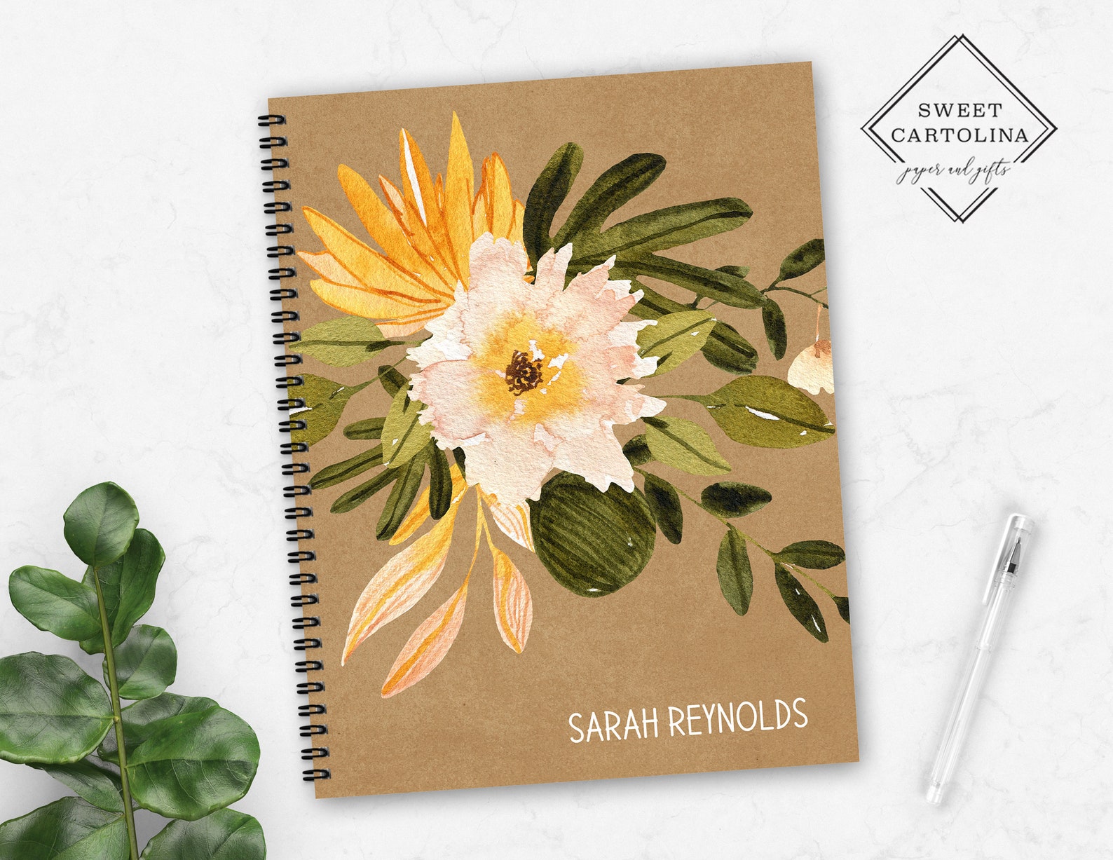 Personalized Spiral Notebook Personalized Journal Custom | Etsy