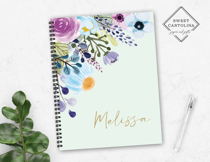 Personalized Spiral Notebook Personalized Journal Custom - Etsy