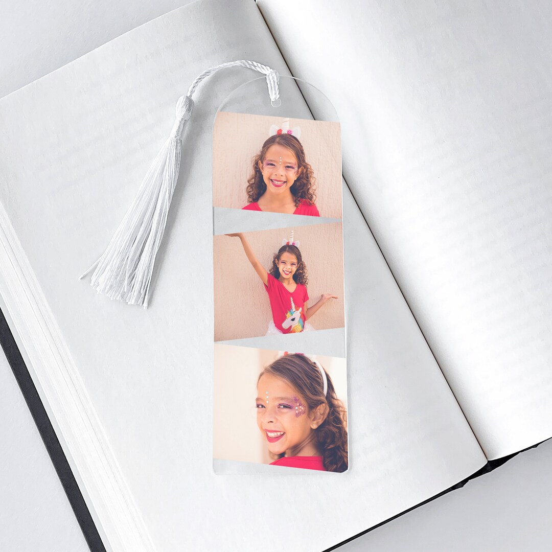 Personalized Photo Acrylic Bookmark, Custom Photo Bookmark, Picture ...