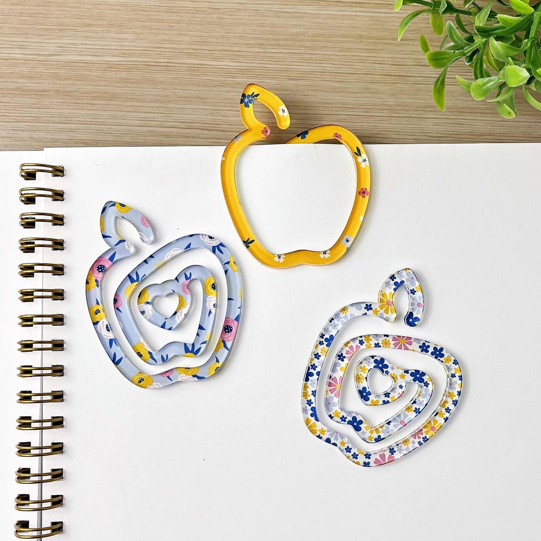 Jumbo Paperclip Bookmark, Giant Acrylic Paperclip, Huge Paperclip, Book ...