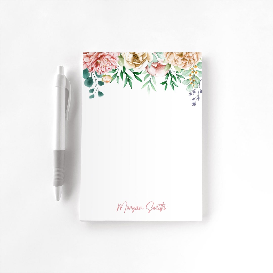 Personalized Notepad, Custom Notepad, Personalized Stationery, Writing ...