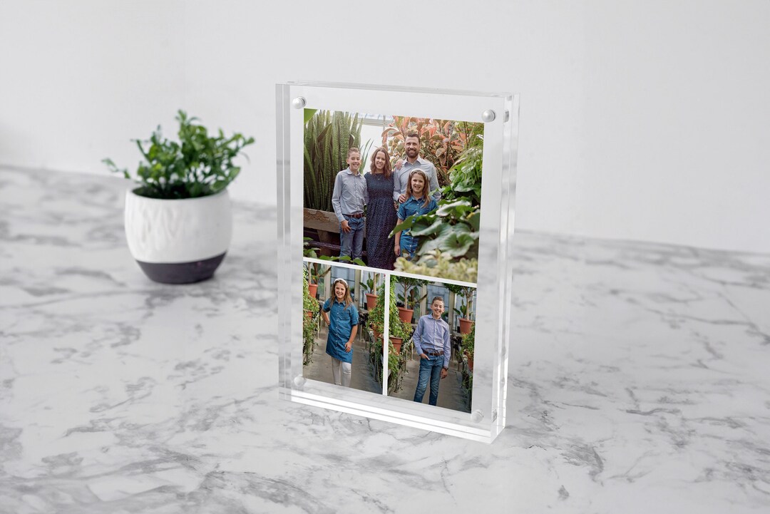 Personalized Photo Gift, Custom Photo Block, Photo Stand, Photo Frame ...