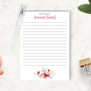 Personalized Notepad Custom Notepad Personalized Stationery | Etsy