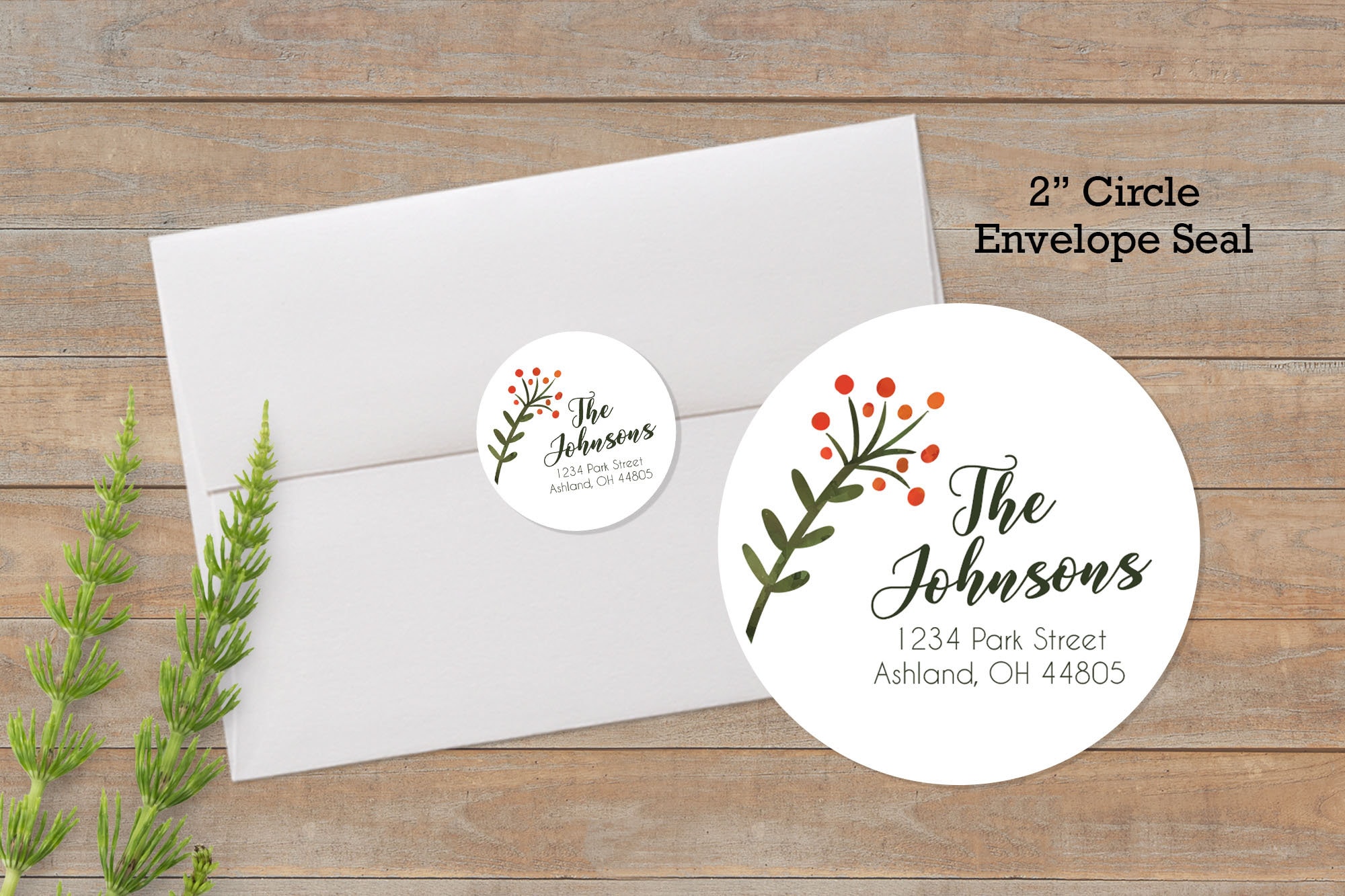 Return Address Labels | Round Address Label | Envelope Seal | Custom ...