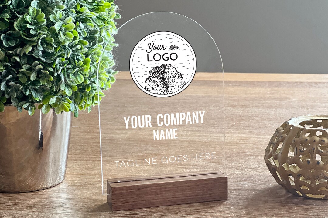 Personalized Acrylic Business Decoration Sign, Shop Decor, Business ...