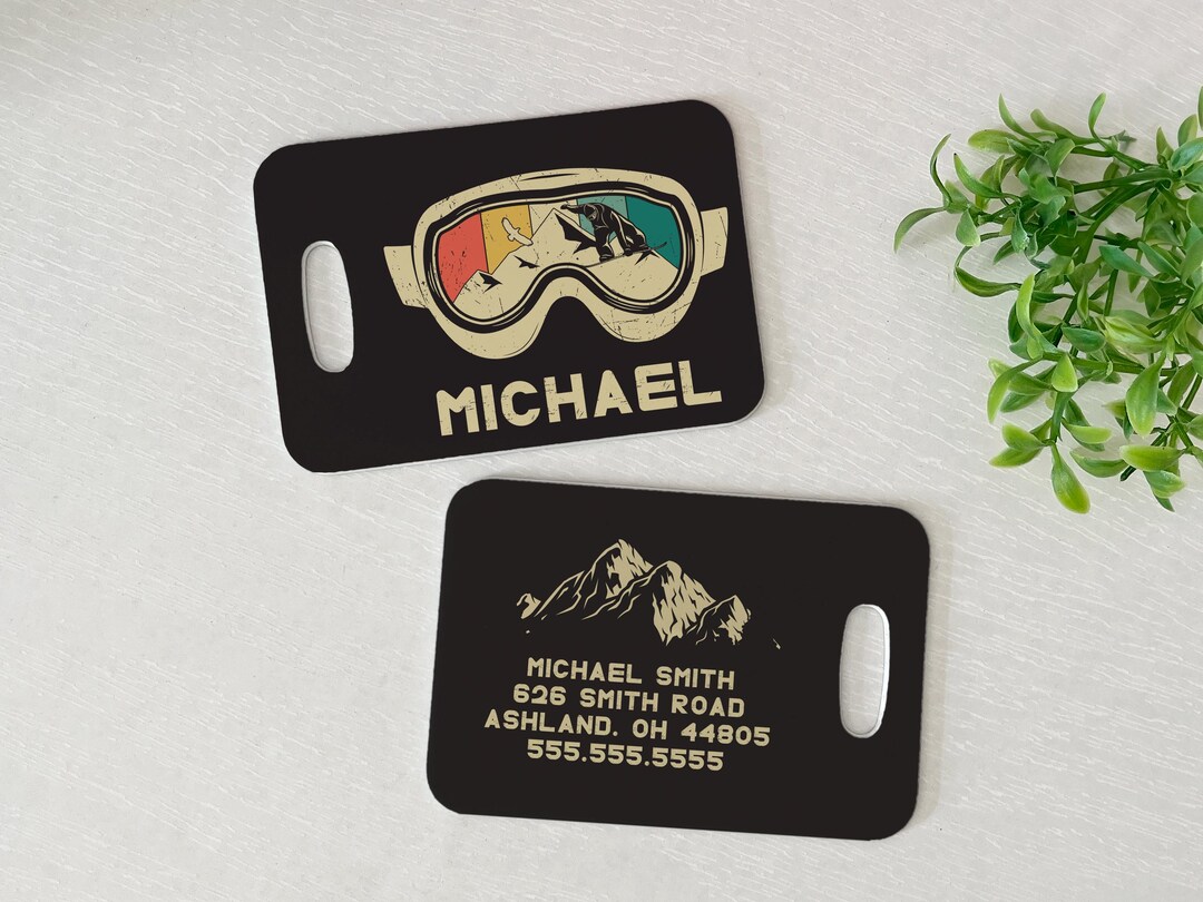 Luggage Tag | Personalized Bag/luggage Tag | Gift for Him | Travel ...