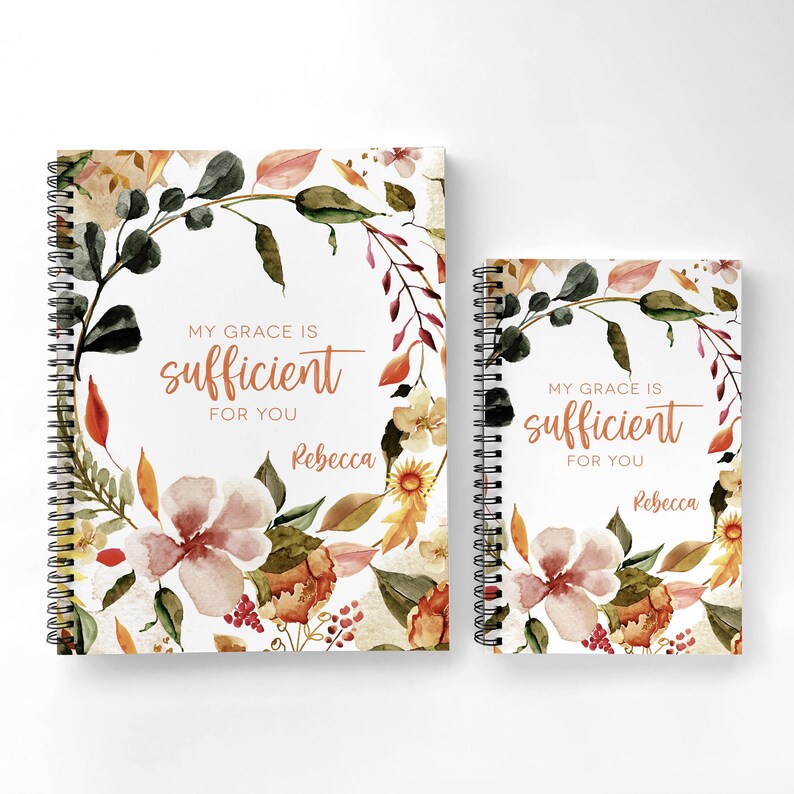 Personalized Spiral Notebook | Scripture Journal | Custom Bible ...