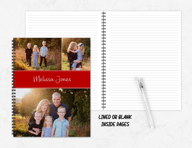 Personalized Spiral Notebook Personalized Journal Custom | Etsy