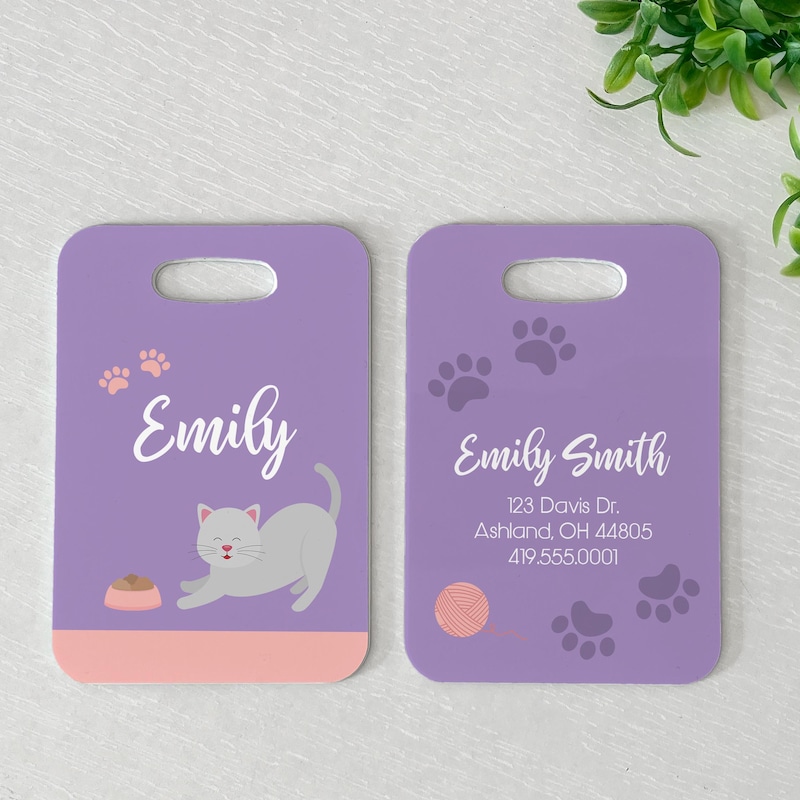 Kitty Girls Luggage - Etsy