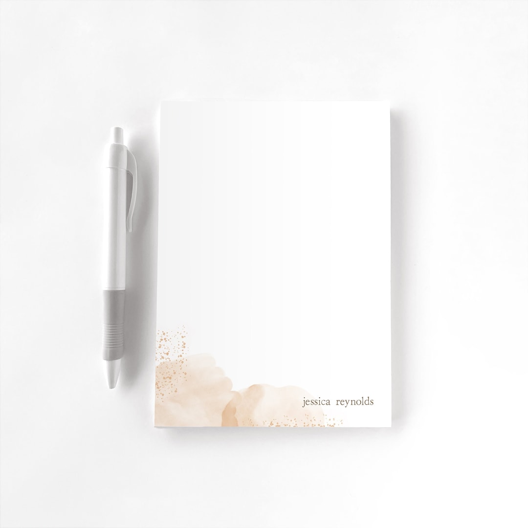 Personalized Notepad, Custom Notepad, Personalized Stationery, Writing ...