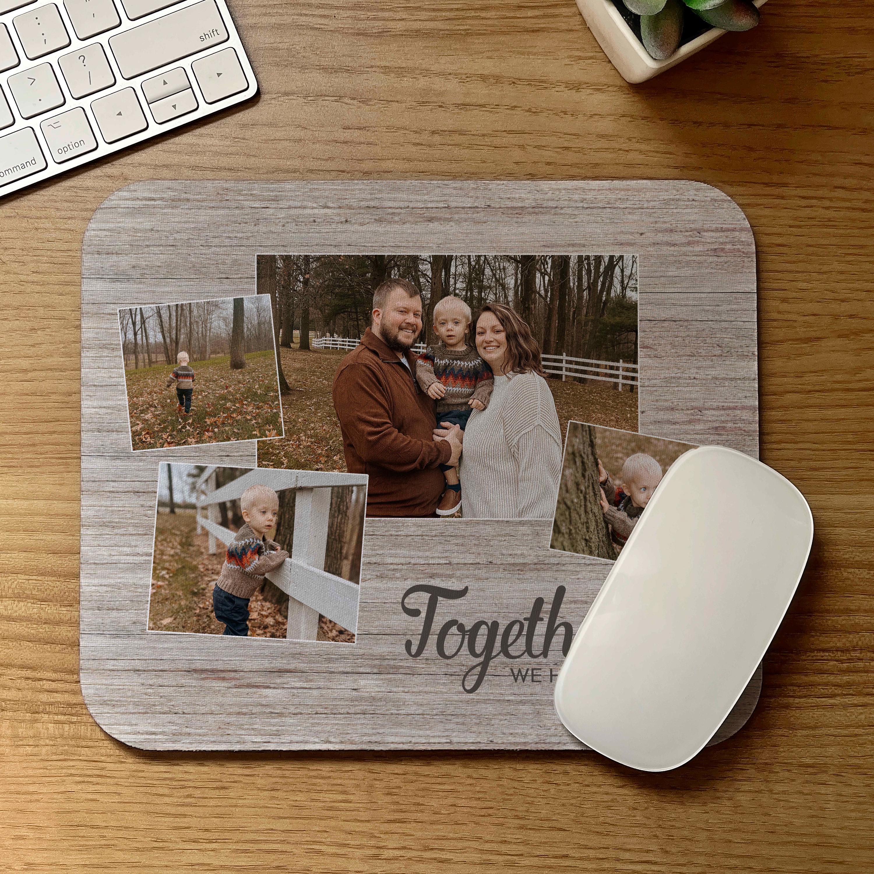 Custom Photo Mousepad, Personalized Family Photo Mousepad, Photo ...