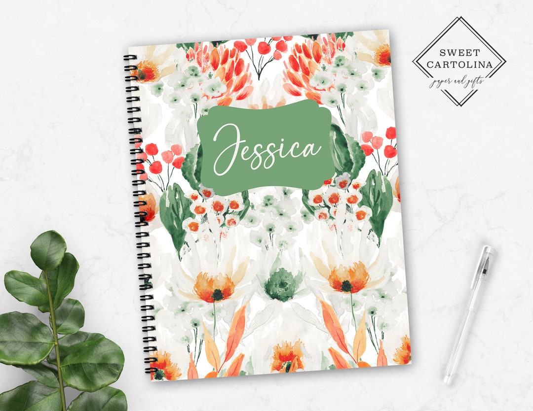 Personalized Spiral Notebook Personalized Journal Custom Journal Spiral ...