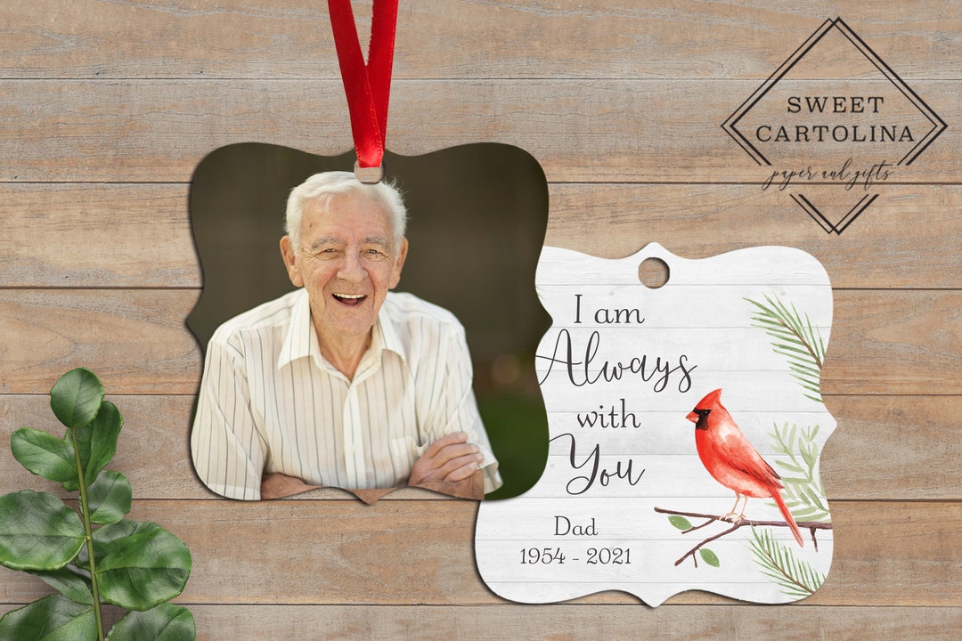 Remember Photo Ornament Personalized Photo Ornament in Memory of Photo ...