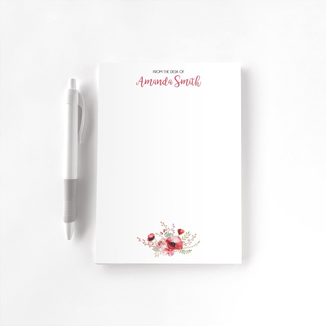 Personalized Notepad, Custom Notepad, Personalized Stationery, Writing ...