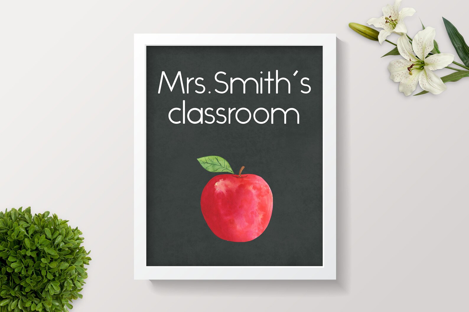 Teacher Wall Art Classroom Wall Art Chalkboard Wall Art | Etsy