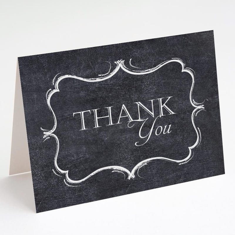 Thanks Chalkboard - Etsy