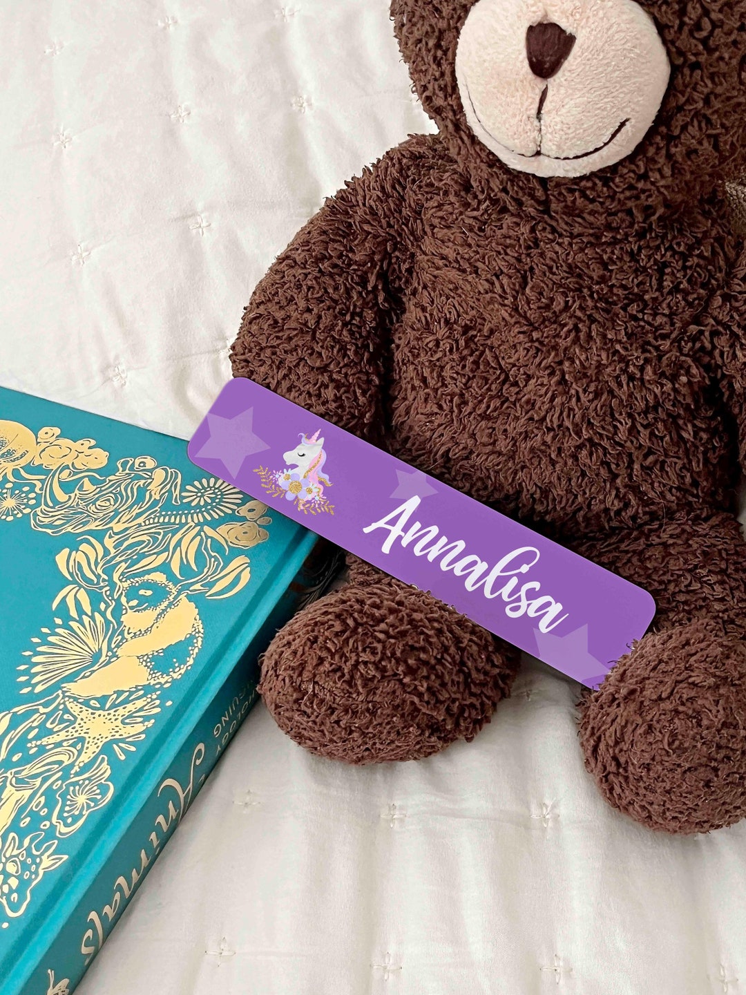 Personalized Bookmark for Kids, Custom Kids Reading Bookmark, Kids Name ...