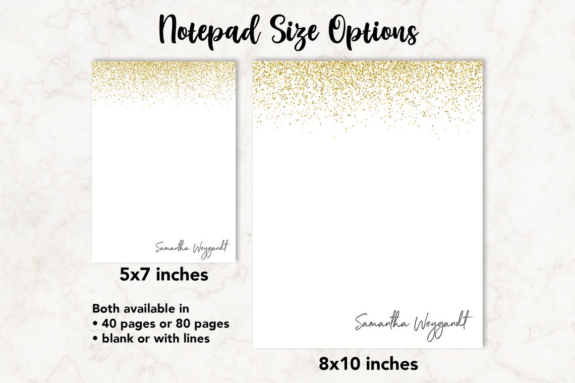 Personalized Notepad Custom Notepad Personalized Stationery | Etsy