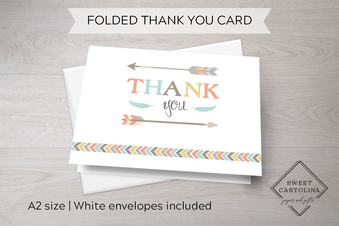 Tribal Thank You Cards | New Adventure Notecards | Tribal Stationery ...