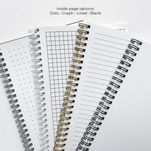 Real Foil Personalized Spiral Notebook | Personalized Foil Journal ...