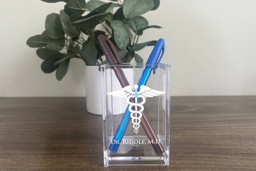 Personalized Pencil Holder, Custom Doctor Gift, Doctor Appreciation ...