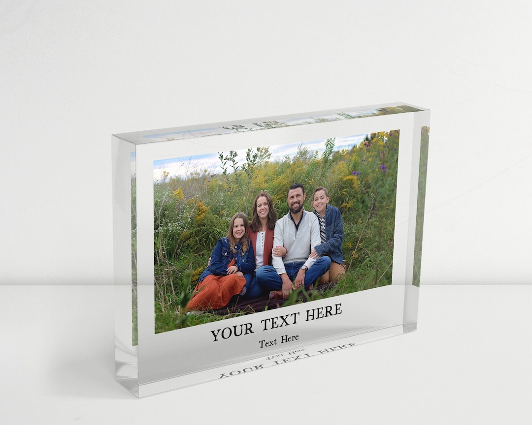Custom Acrylic Photo Block Acrylic Photo Frame Custom Photo Printing ...