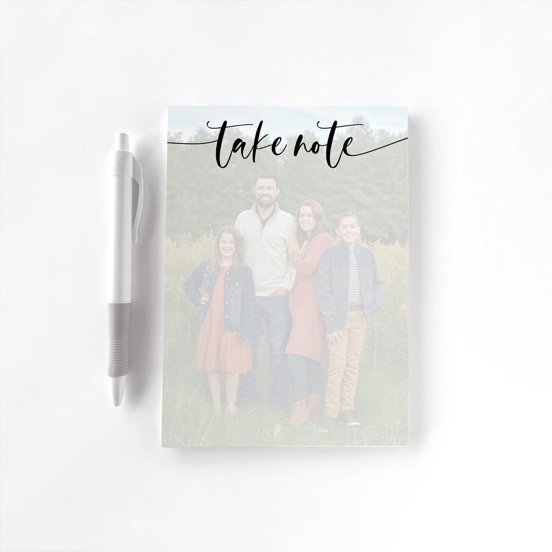 Personalized Photo Notepad, Custom Notepad, Personalized Stationery ...