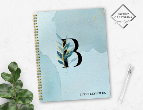 Personalized Spiral Notebook Personalized Journal Custom - Etsy