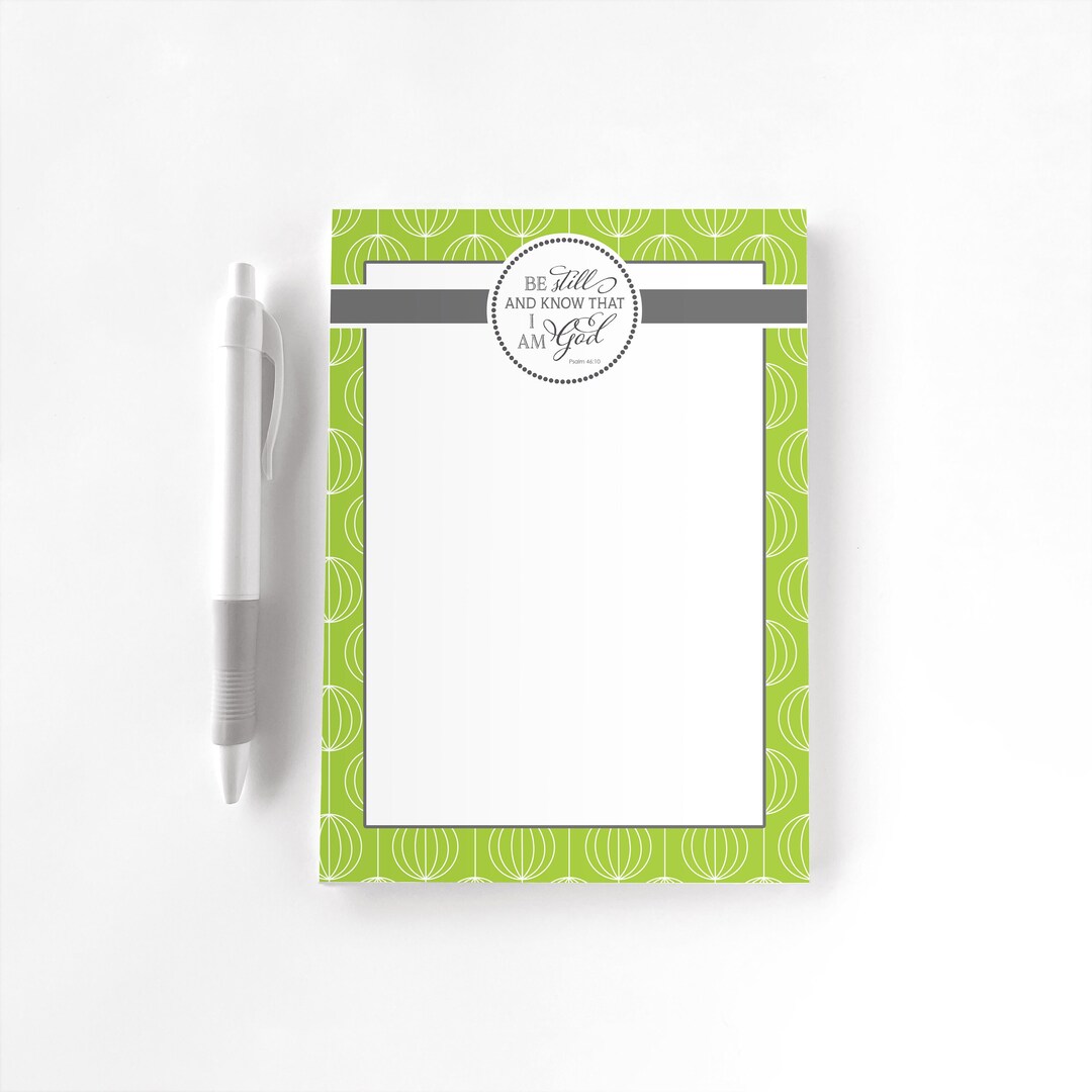 Religious Personalized Notepad, Custom Notepad, Personalized Stationery ...