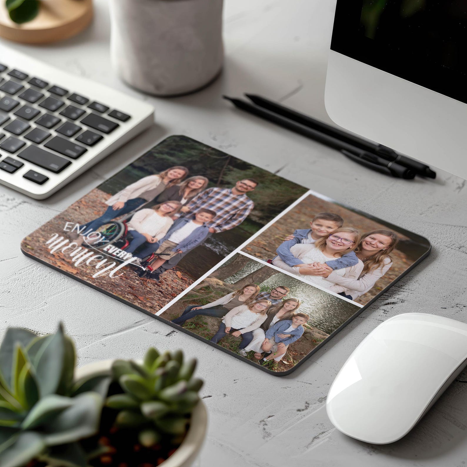Custom Photo Mousepad, Personalized Family Photo Mousepad, Photo ...