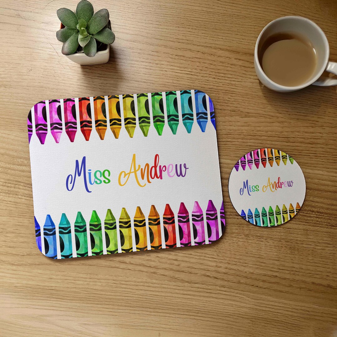 Teacher Mousepad, Personalized Name Mousepad, Teacher Appreciation Gift ...