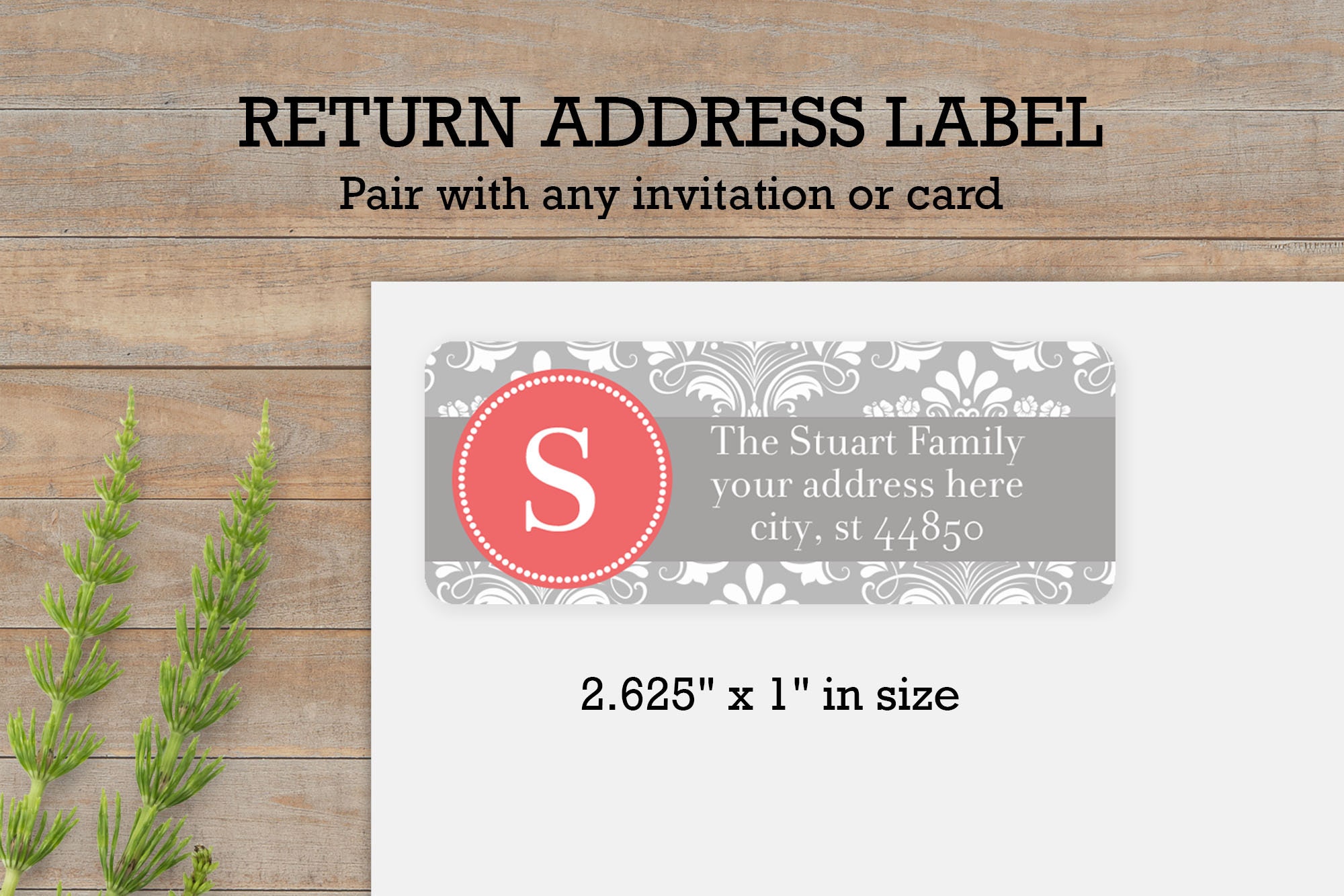 Return Address Labels | Address Sticker | Envelope Seal | Custom ...