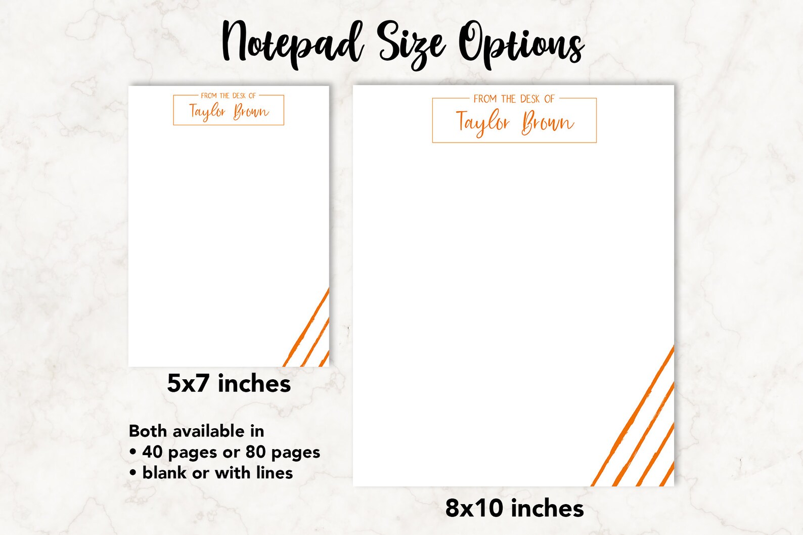 Personalized Notepad Custom Notepad Personalized Stationery - Etsy