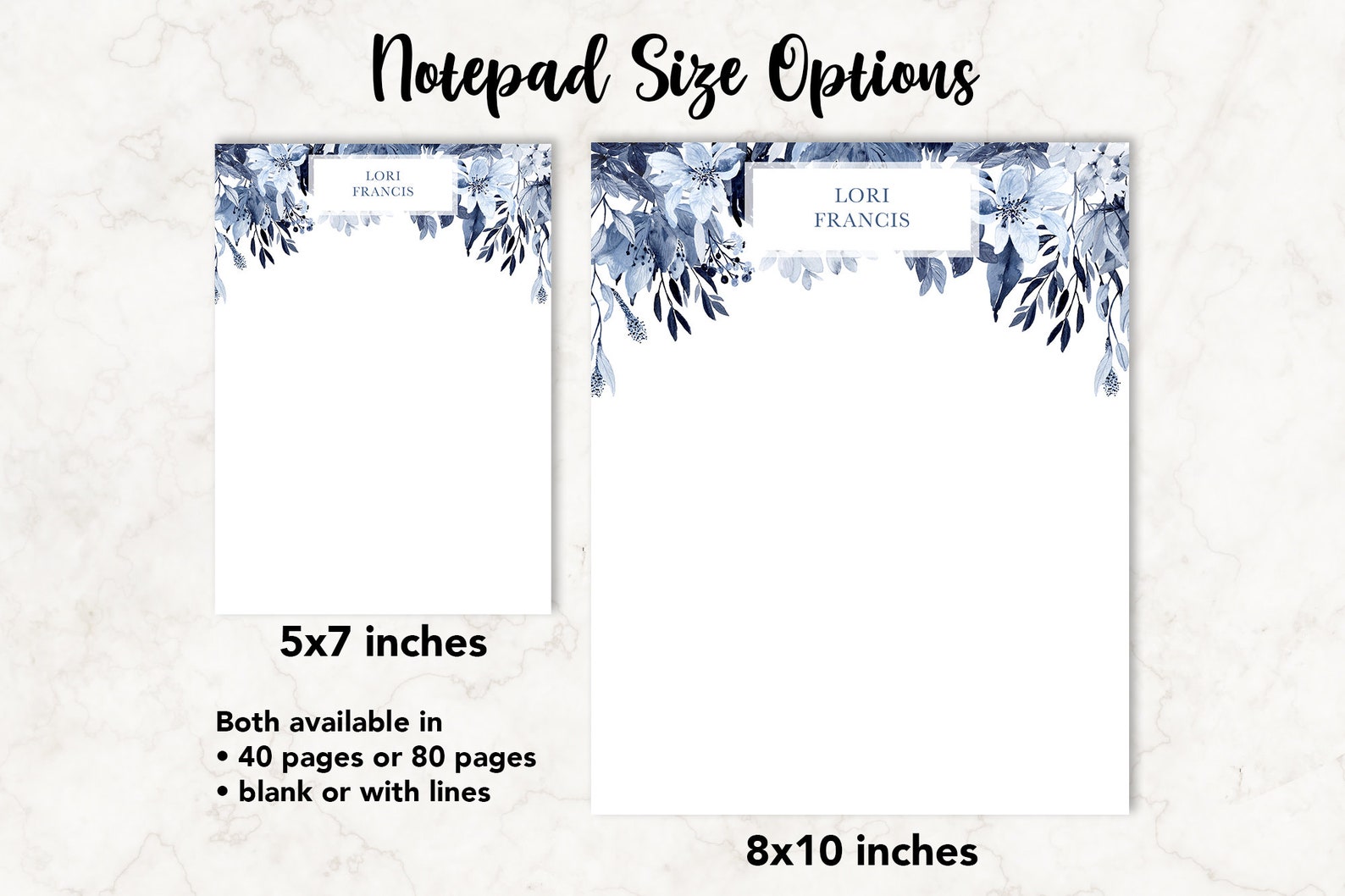 Personalized Notepad Custom Notepad Personalized Stationery - Etsy