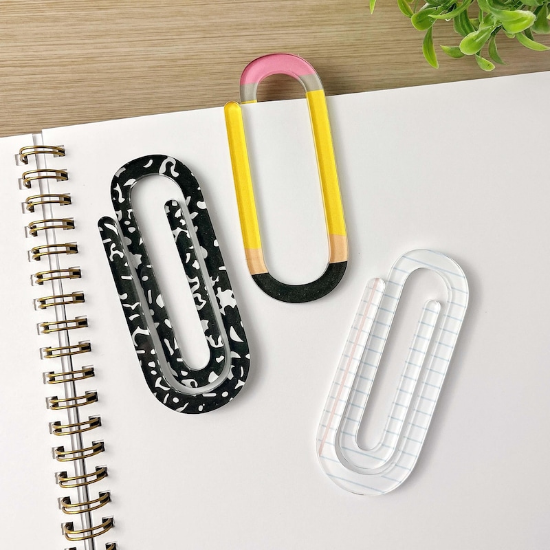 Paper Clip Bookmark - Etsy