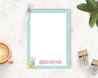 Ice Cream Notepad - Etsy