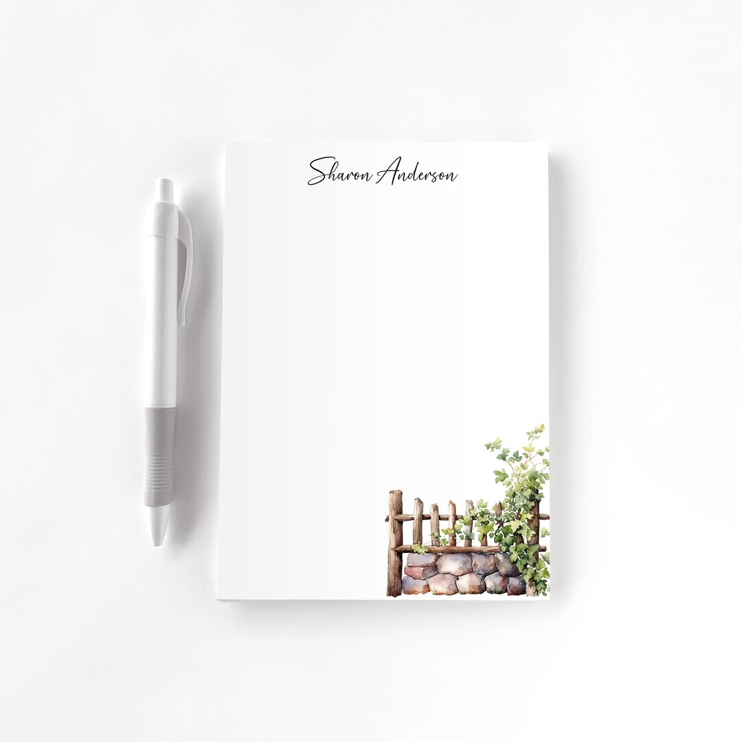 Personalized Notepad, Custom Notepad, Personalized Stationery, Writing ...
