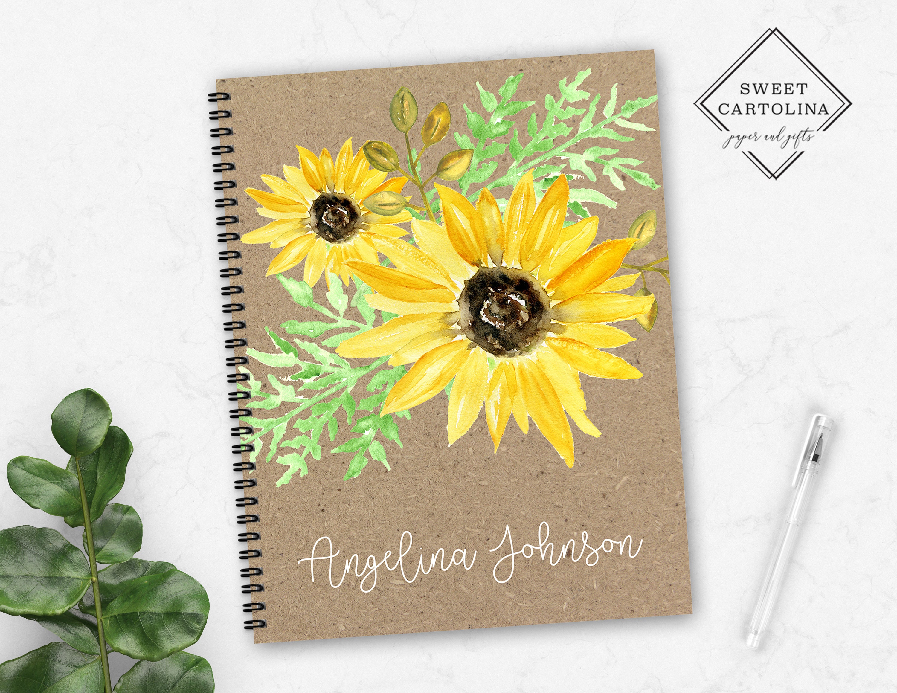 Personalized Spiral Notebook Personalized Journal Custom - Etsy