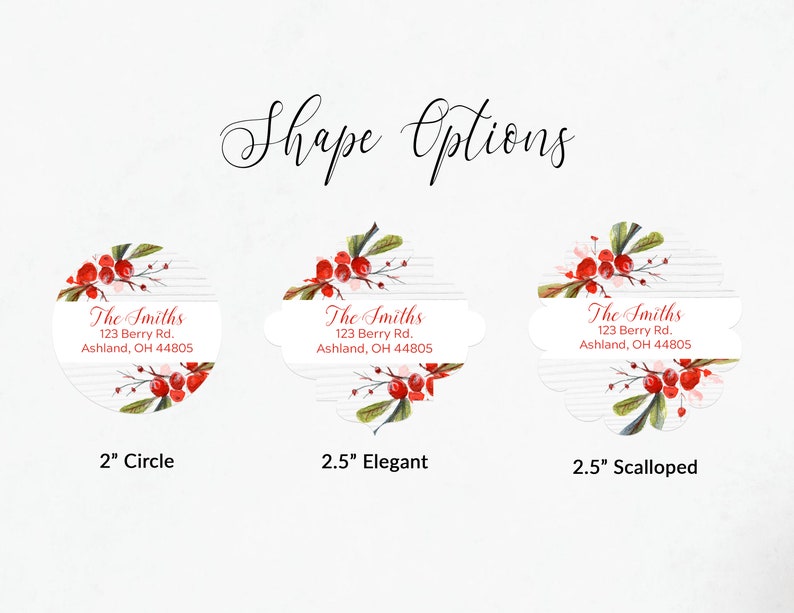 Return Address Labels Address Sticker Holiday Envelope - Etsy