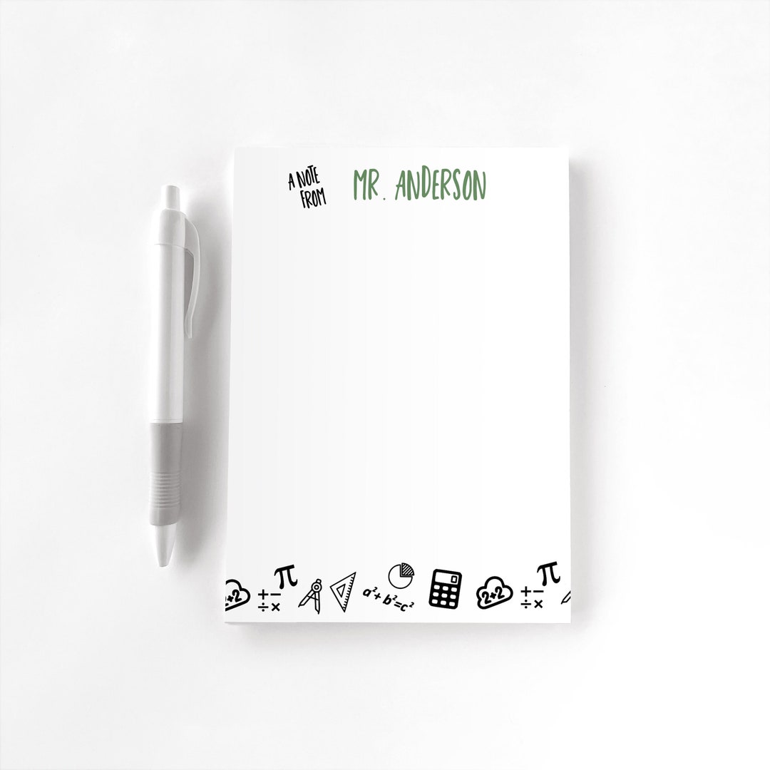 Personalized Notepad, Custom Notepad, Personalized Stationery, Writing ...