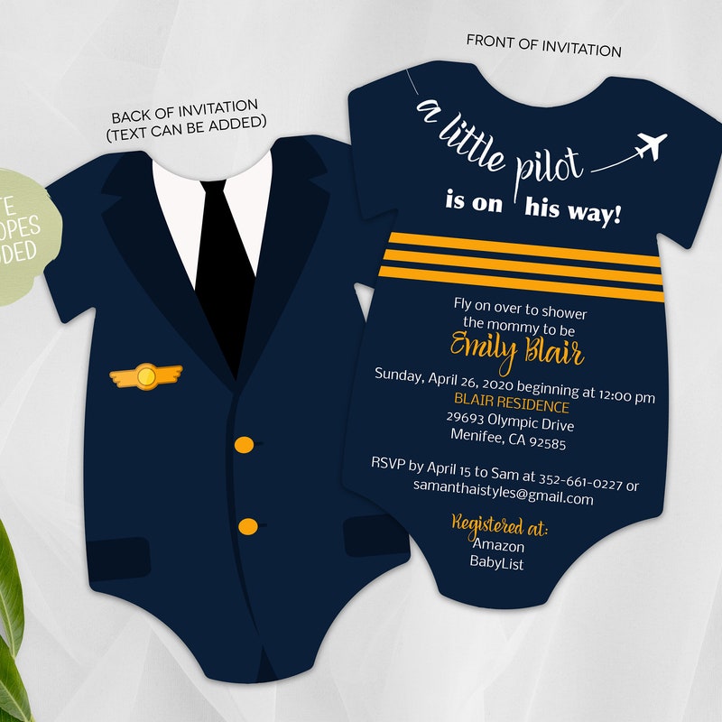 Aviation Baby Shower - Etsy