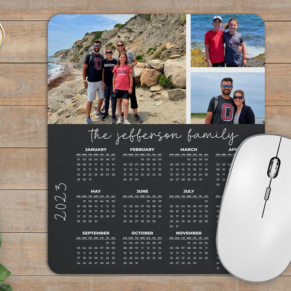 Custom Mousepad Calendar - Etsy