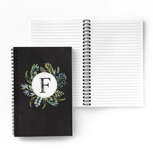Personalized Spiral Notebook | Personalized Journal | Monogram Notebook ...