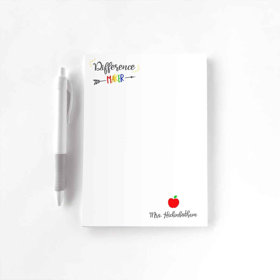 Personalized Notepad, Custom Notepad, Personalized Stationery, Writing ...