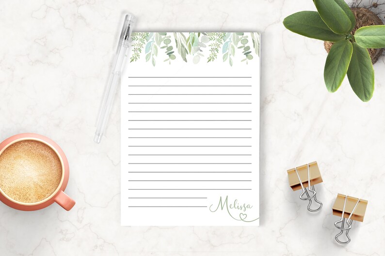 Personalized Notepad Custom Notepad Personalized Stationery - Etsy