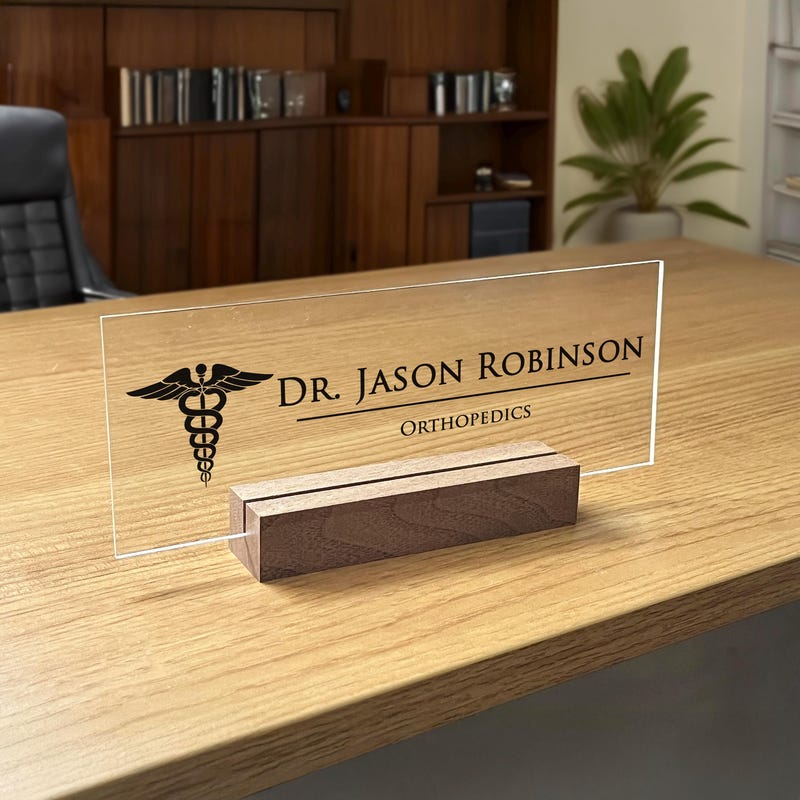 Doctor Door Name Sign - Etsy